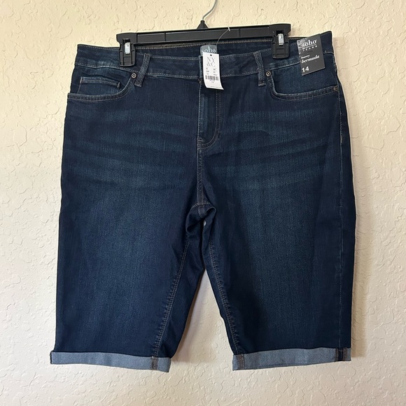 New York & Company | Shorts | Ny C Soho Bowery Bermuda Denim Shorts ...